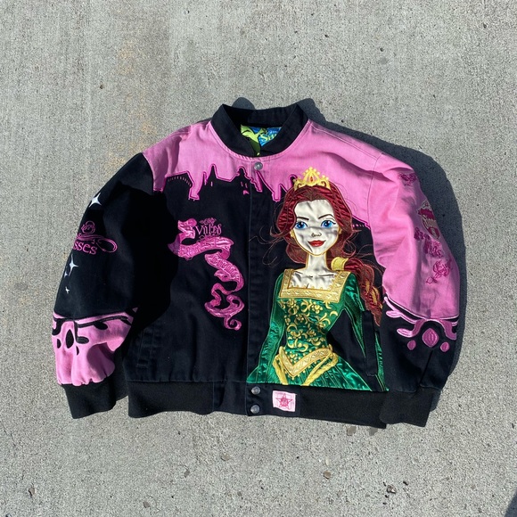 Dreamworks | Jackets & Coats | Vintage Shrek Fionas Fairytales Jacket ...